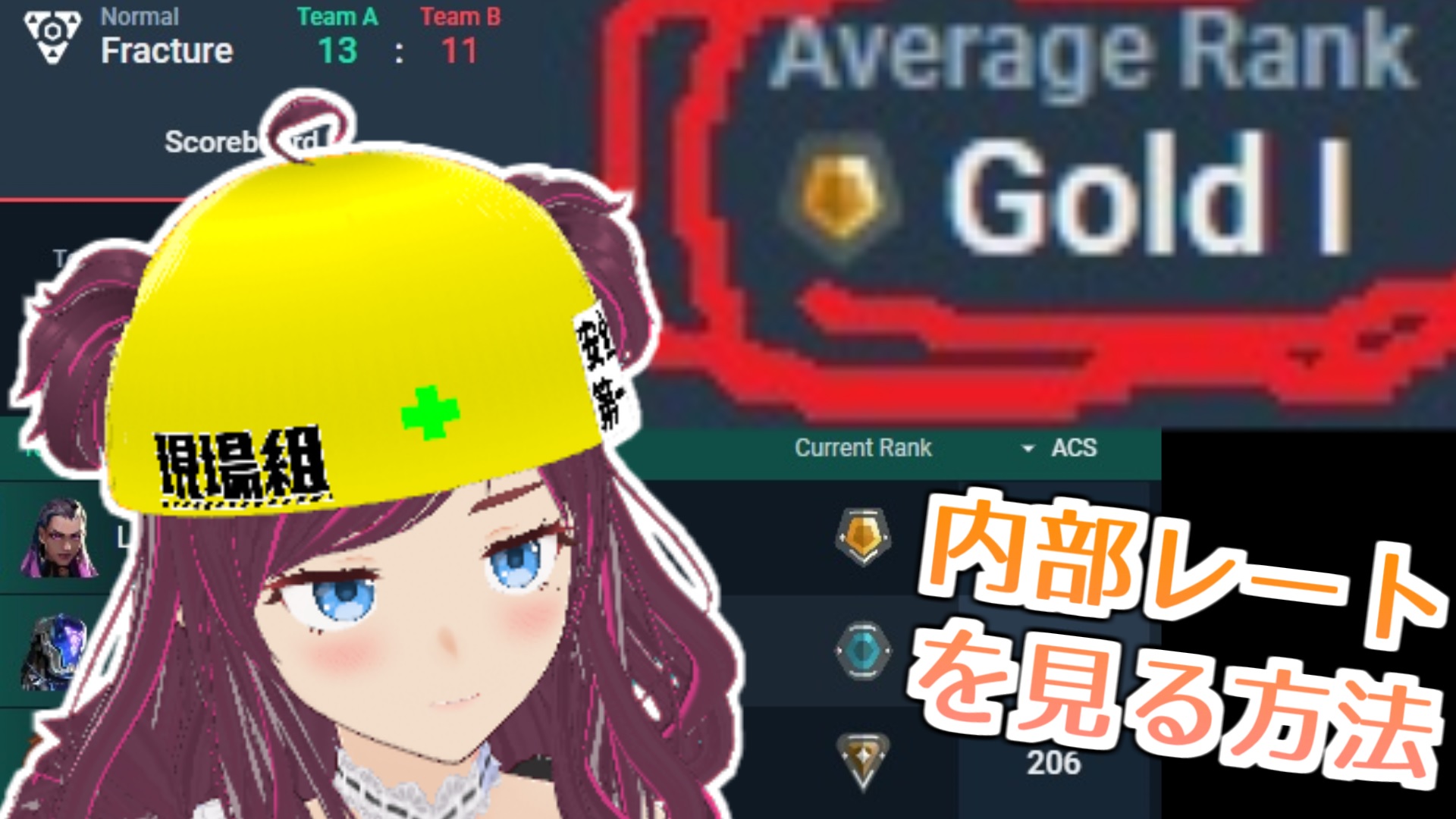 内部レート・KASTを確認する方法【VALORANT】 » 現場げん子のゲーム研究ブログ